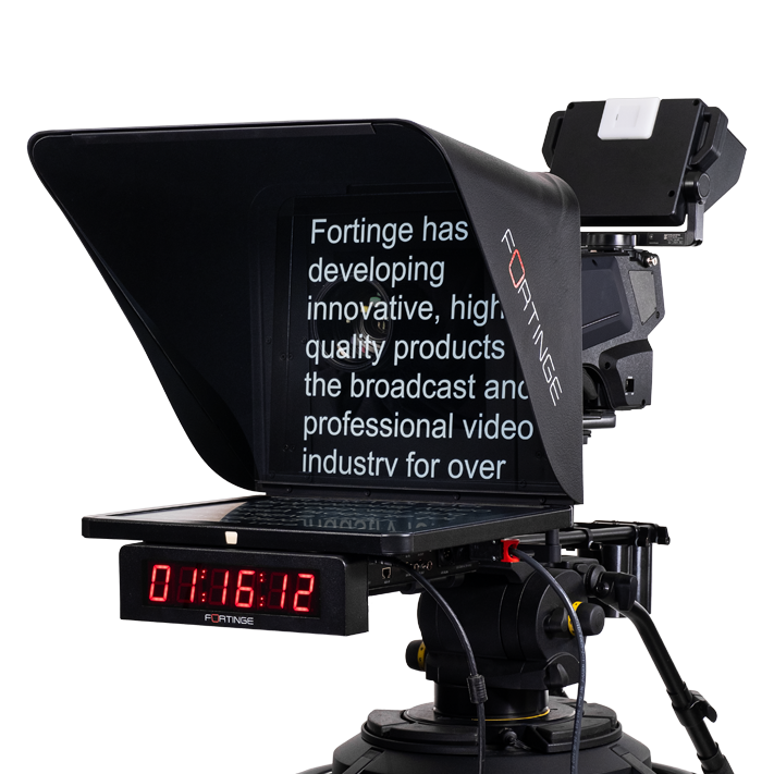 Fortinge ERA IP 19 - 19" Studio Prompter Set with HDMI/Composite/VGA/SDI/NDI Inputs and ...