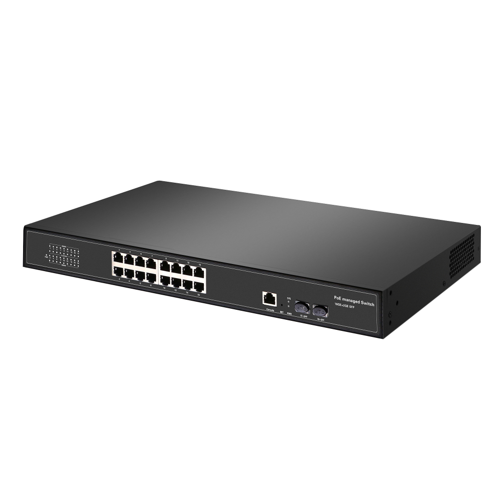 PTZCam 16-port Gigabit Ethernet POE+ Network Switch for Live Streaming ...